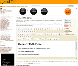Very Simple Web Page Creator | 2020Media.com Blog